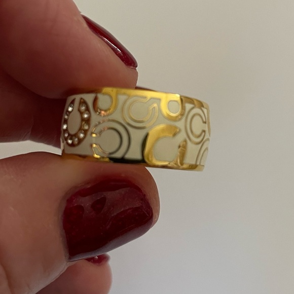 Coach | Jewelry | Coach Ring Size 7 8 Unsure Of What Official Size Is ...